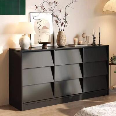 复古古风百DFB叶窗九斗家用复落柜纳地多功能收柜储物柜实木卡门