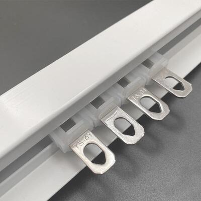 一体式飘窗窗帘防盒轨道漏光直轨滑铝合金窗帘遮挡盒QQE板其道他