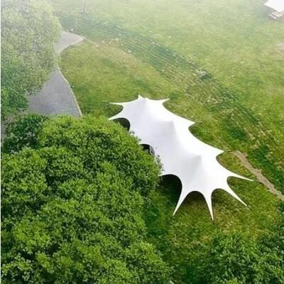 morningstar160平超大天幕棉布野营天幕防晒遮阳防雨