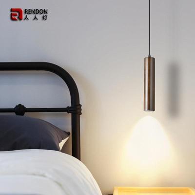 吊卧PZT4401室床原木木头小灯2022年新款北欧灯具现代简约吧台长