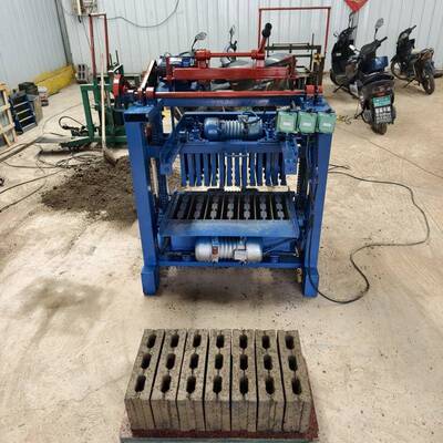 带料砖斗4-5型制机在非OKC洲红砖粘土3制砖机半自动空心砖机