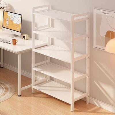 书架落地置物架童学生柜书家RRQ用收墙纳客儿厅简易靠多层楠竹储