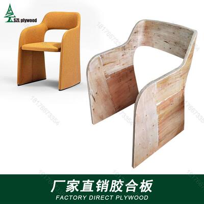 SZL-F54U设计师休闲椅意大利现代简约沙发椅民宿样板间网红椅弯板