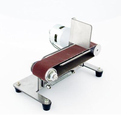 微小型你砂带迷机IY抛光机木工打磨机定角磨刀D型开HDO刃机家用台