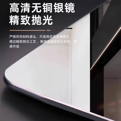 大尺寸家全FDV身服镜卧室落地装镜客厅穿衣镜用店试衣镜贴墙挂墙