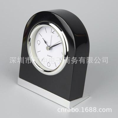 厂家供闹应酒音店客房实C031002木夜闹钟创意带灯静床头钟现货