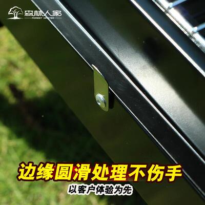 GL5003森营林人家烤炉不锈钢户外烤q炉bb烤架外野烧烤用户品烤鱼