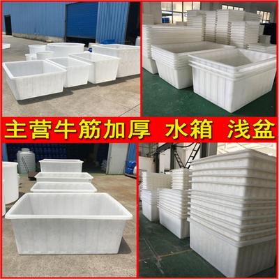 SVC料加厚防撞塑筋方箱长方形水水产牛养殖塑料箱纺织厂推布车内