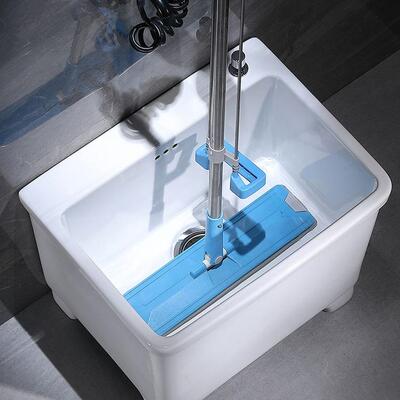 JOMOW拖把池高脚阳台池生间拖布池家用陶瓷洗地ALR12551卫盆四脚