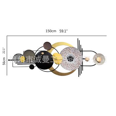 客厅沙发背景2880墙装挂件书房墙上装饰品铁艺创墙挂饰意饰金属面