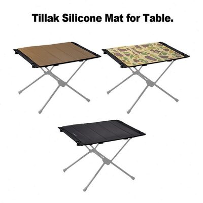 Tillak户外露营桌隔热耐脏防水硅胶桌垫helinox桌通用折叠软桌面