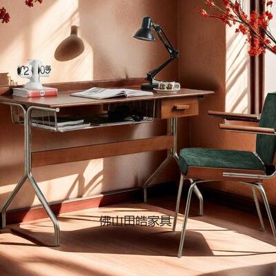约代现中简古风卧实木书房书桌餐桌学习桌室电脑桌4564客厅办公桌