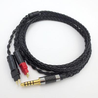 HD00平h单d580HD650SYLhd660s双针86芯衡晶铜镀银耳机线多接口兼