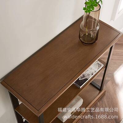 式铁货架办公置物示架美复古书架艺收纳架HT-X0102展架