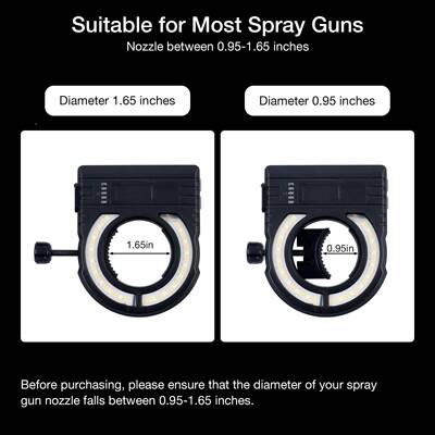 汽MTW车金钣涂照明工具喷喷漆枪照灯可调温油明漆枪用补光灯