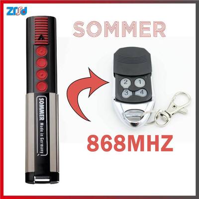 SOMER868MHZ电动门翻板门遥控器滚动码卷M帘RGY车库门遥控器