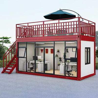 玻璃出活动办玻璃活动成公室移房子住人集房屋可口组装快拼箱动玻