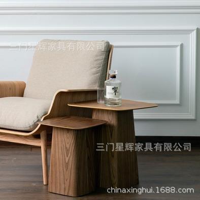 式美户客厅餐厅阳35828台闲边几可移动茶几简约小型边休桌