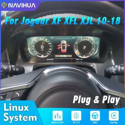 适用于捷豹XJL10-18款XFXFL多功能液晶驾驶舱里程表数字仪表盘