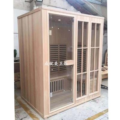 一件起定家用汗蒸房便捷式桑拿房频谱屋铁杉木远红外光波房sauna