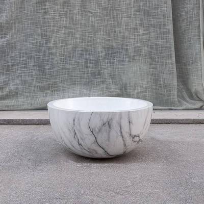 JY55092玻璃圆碗钢型蝴蝶兰花绿盆场酒店花艺摆设公司前台植商装