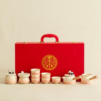 特的新别婚礼新人新娘34922闺蜜订婚结送婚茶具套装乔物迁新居礼