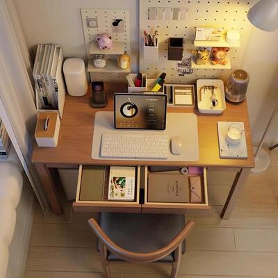 .6小办公桌UER用家0纯实木书桌省空间型小尺寸电脑桌80CM主卧写字