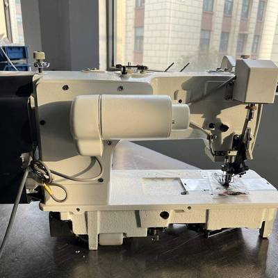 杰福工业缝纫机8420电双针机自55426自动剪线自动倒工缝动抬压脚