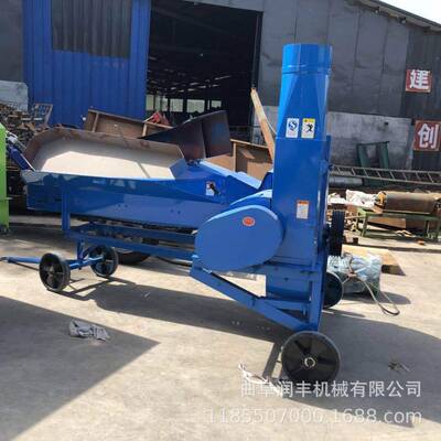 养牛场三轮车载铡草机玉米秸秆RMR机切草动铡段自进料高喷揉丝机