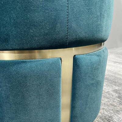 布艺凳WH2234子时尚家用成人客厅小凳圆发凳厂家矮凳客厅创意小板