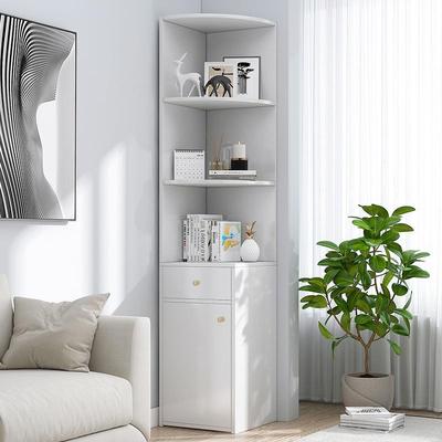 亿家墙角三角形角柜置物柜架拐角边HKZ角角落达收纳客厅卧室边柜