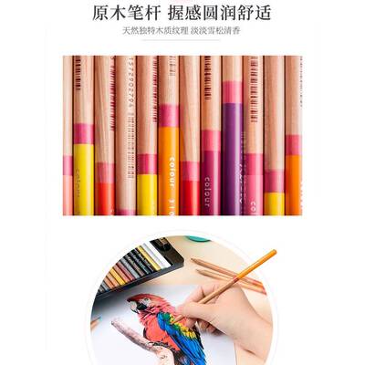 马可彩画笔雷阿画诺画油性水溶性1GDX20色儿童美彩铅笔色专业术生
