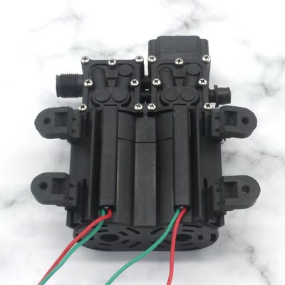 农用电动喷雾器水泵高压大功率12V马达电动超高压智能隔膜增压泵