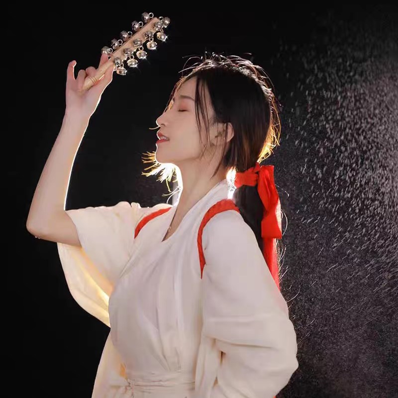 神明少女COS摄影道具汉服拍照周边21手摇铃儿童奥尔夫乐器