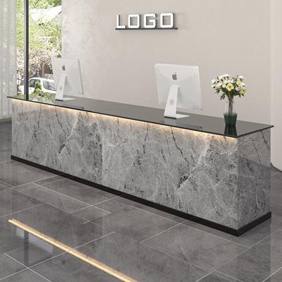 木烤漆司多498实层公前台接待台服装店接待台房产公司收银板台饭