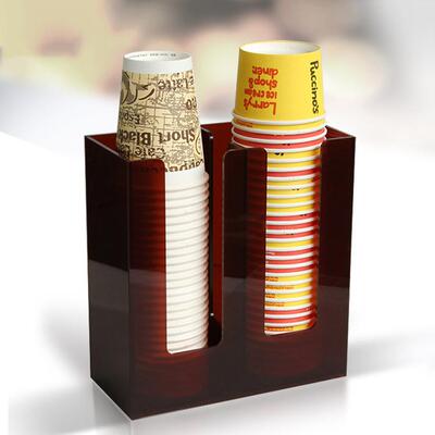 吧台收纳架取亚克一性纸杯收纳架咖啡厅奶AL-60751茶店杯架拖分次