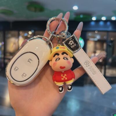 适用蔚来es6汽车钥匙套et5t et5 ec6专用es8壳et7男es7扣24款高档