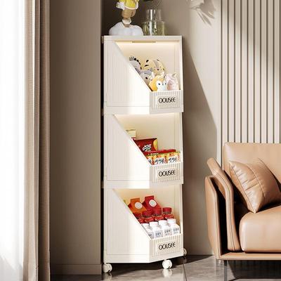 落地手墙角浴纳室多层置物架TIL卧室间柜储物客厅收洗柜