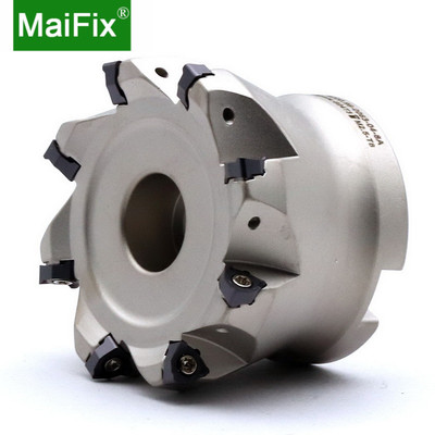 新款机夹式快进给立铣刀刀盘R217.96-0040-04-6A装双面六角刀片