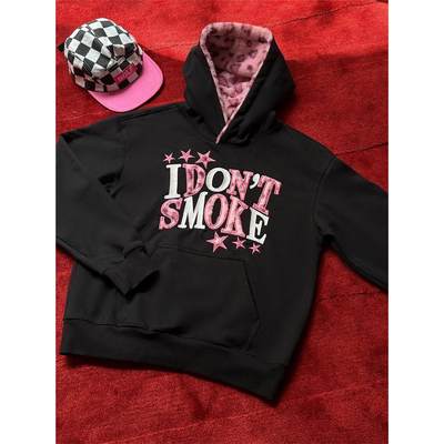 美式复古豹纹星星布贴绣