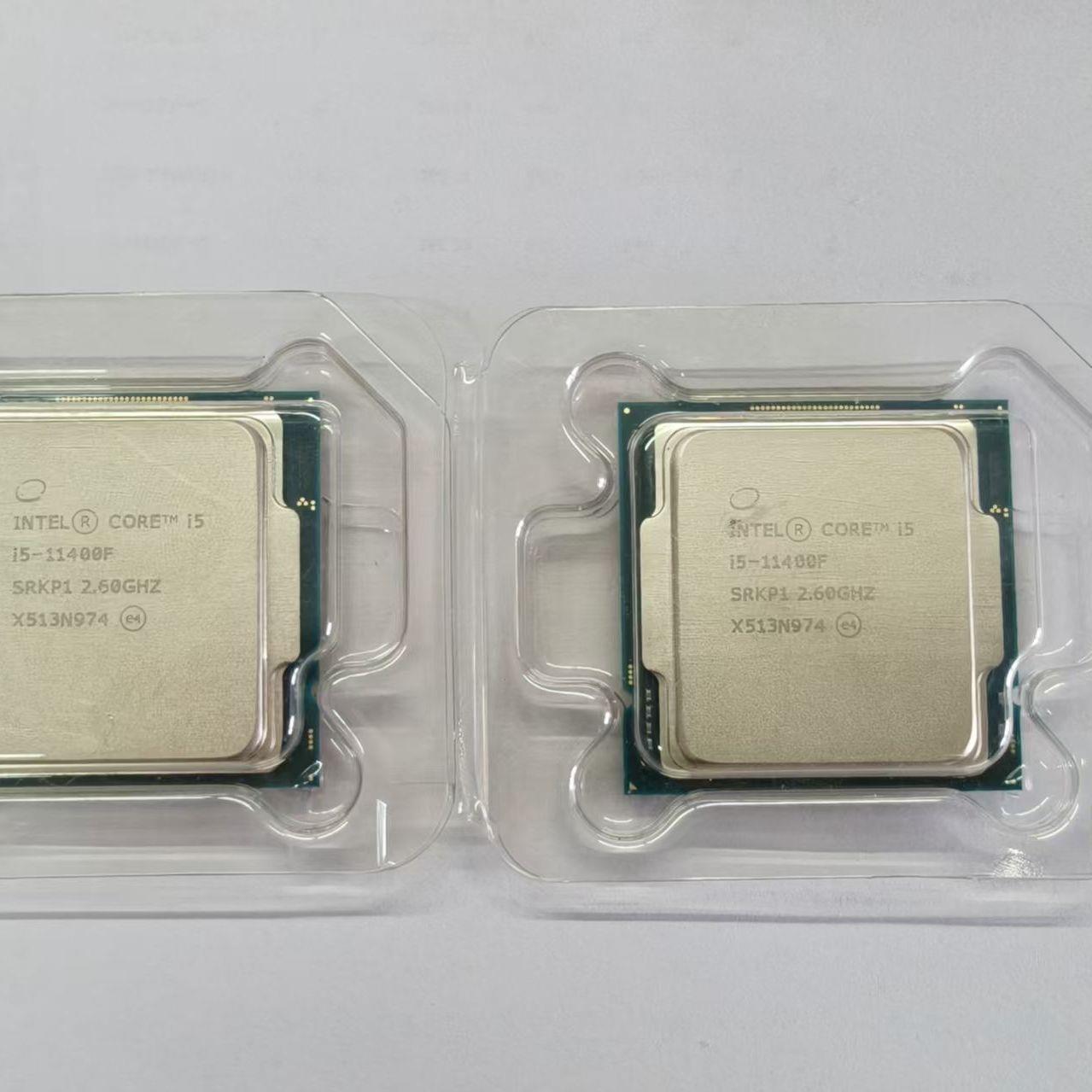全新CPU i5-11400F散片,台式电脑CPU