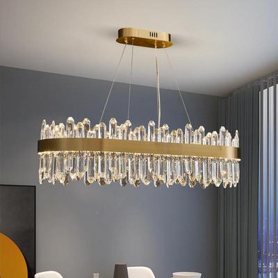 Cystal厅li675ght现代简约吊客厅吊灯轻奢大r气水晶灯网红餐主吊