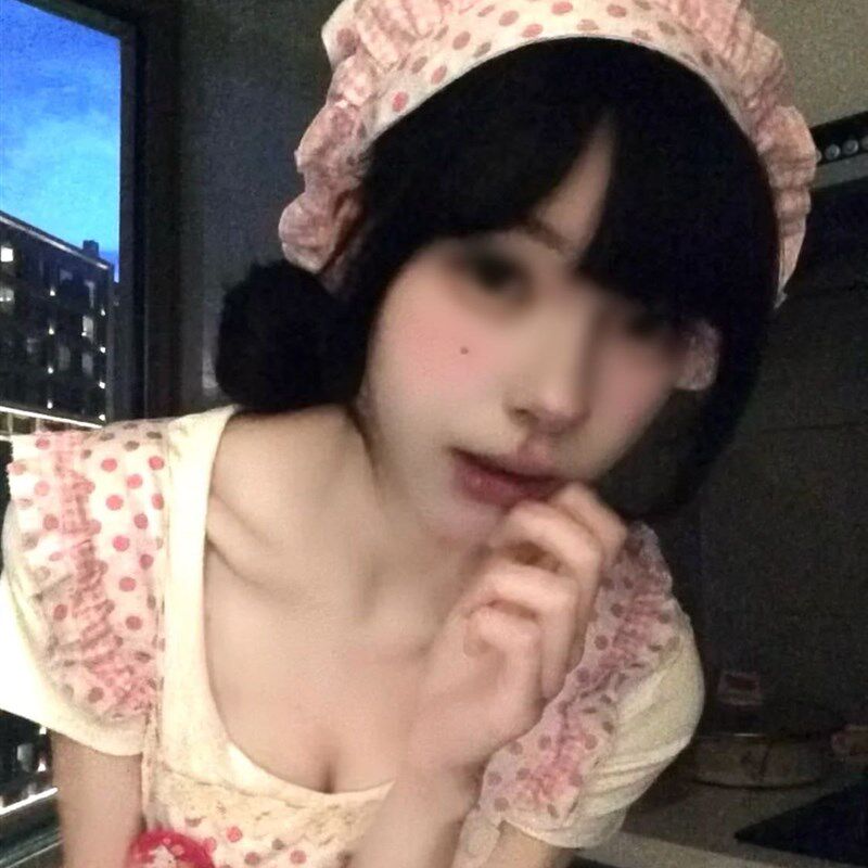 新款甜美小厨娘围裙套装可爱少女防水围裙花边波点绑带家用围裙