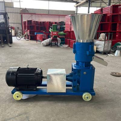 新款用饲料颗粒HUV机玉豆粕秸秆造粒机米饲大中小型家料颗粒机