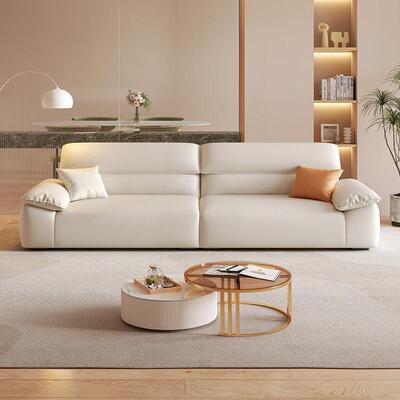 意小轻奢猫爪绒沙发现代简约客式厅家布用户型直排组合布JWK678艺