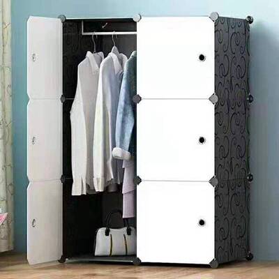 塑储料衣柜现代简30160约橱家用多衣功能拼装儿童衣卧室物柜简易
