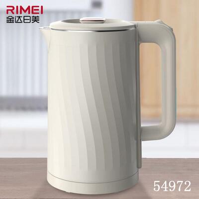 日美54972电水壶1.8L不锈钢电热水壶家用酒店热水壶烧水壶电水壶