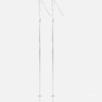 ROSSIGNOL金鸡女款滑雪杖硬铝合金白色ELECTRA女士滑雪装备25新品
