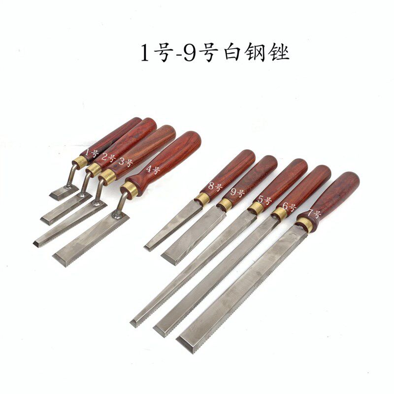 白钢锉刀红木锉刀高脚锉七杆锉异型尖头细齿平头平光锉