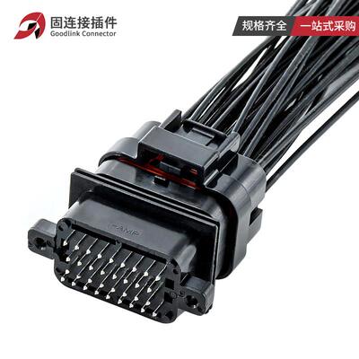 4-1437290器-0汽车线束连接防水接插件国产PaUIDmp针系列ECU座34
